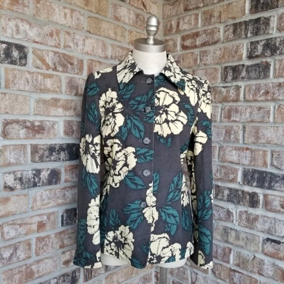 Ellen Tracy | Jackets & Coats | Ellen Tracy Floral Blazer 2 | Poshmark
